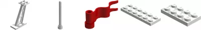 LEGO 4460 Coca-Cola Goal Set Parts List