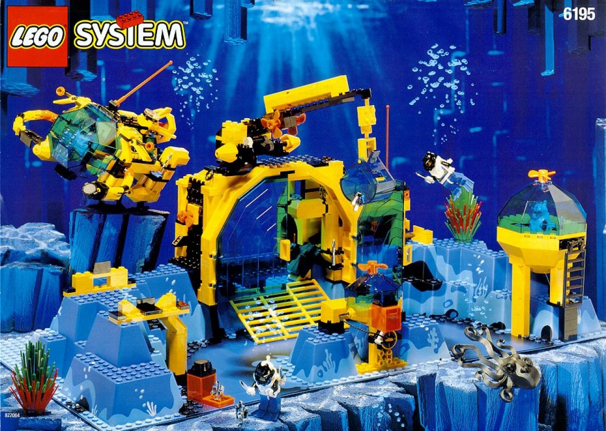 Aquanauts Aquazone LEGO Set Reference Inventories and Instructions