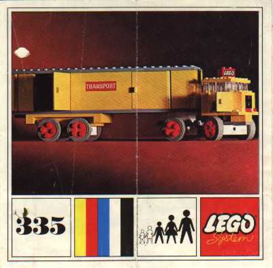 Large Vehicles Basic LEGO Set Reference Inventories and Instructions