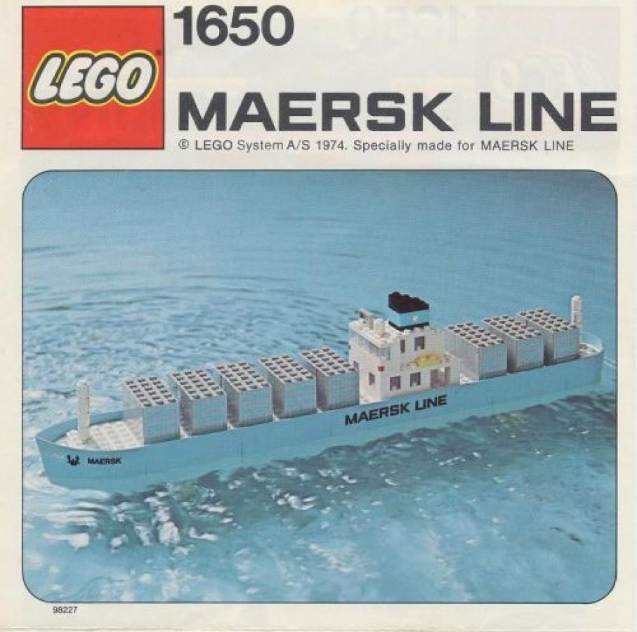 Maersk Line Promotional Basic LEGO Set Reference Inventories and ...
