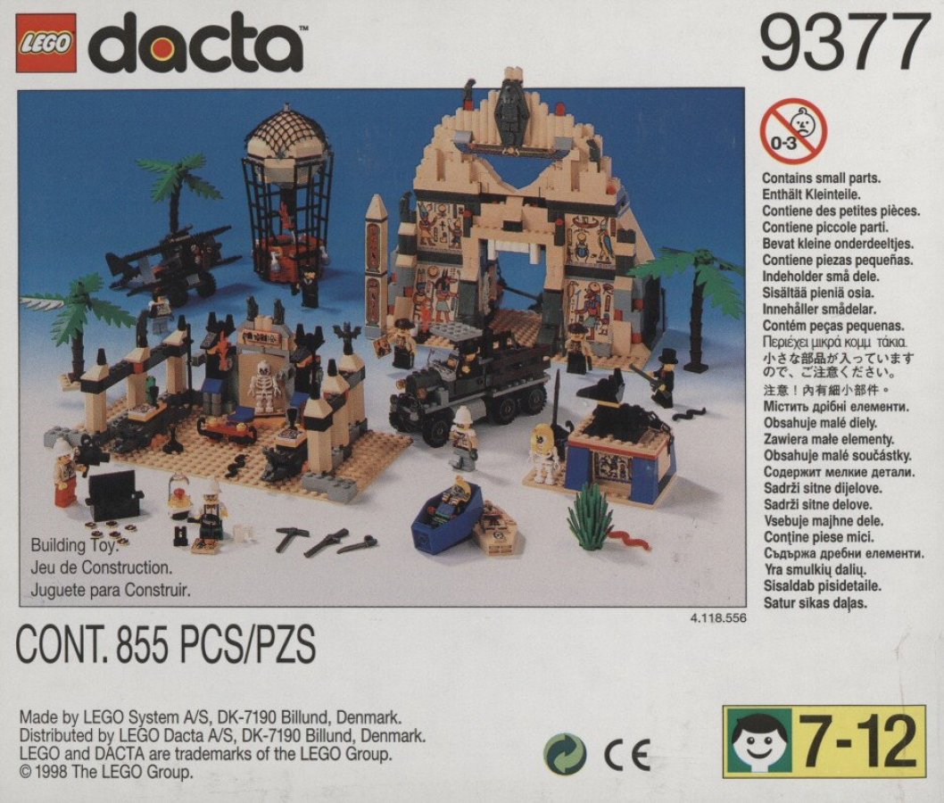 Adventurers System Dacta LEGO Set Reference Inventories and Instructions