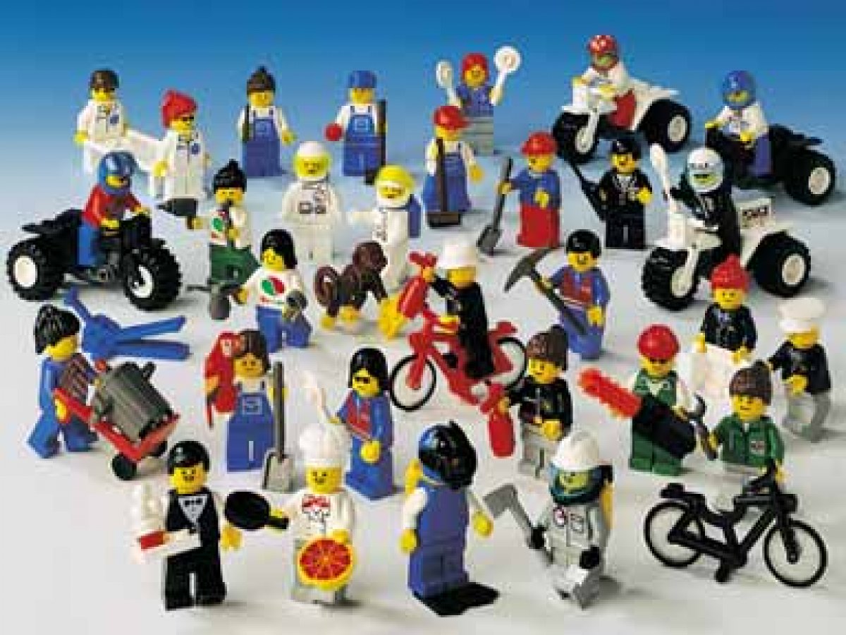 Mini-figures Town System Dacta LEGO Set Reference Inventories and ...