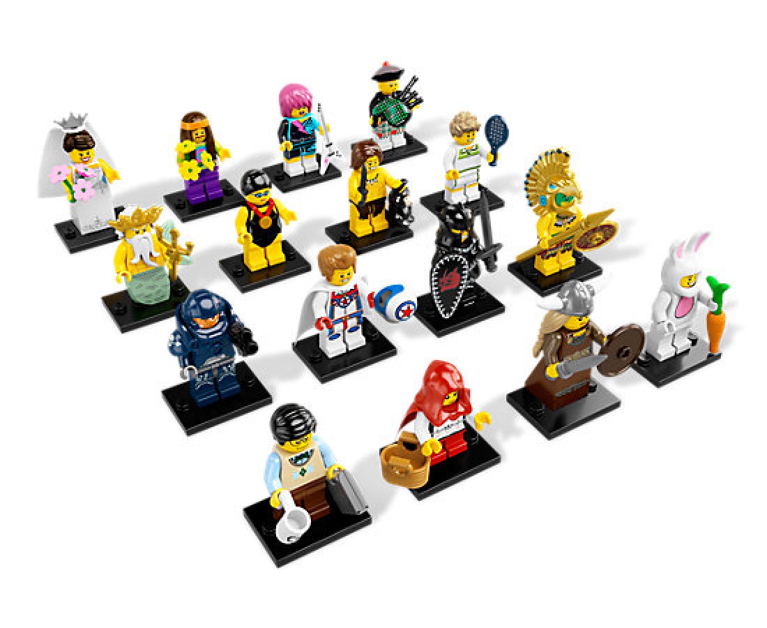 Minifigures LEGO Set Reference Inventories and Instructions