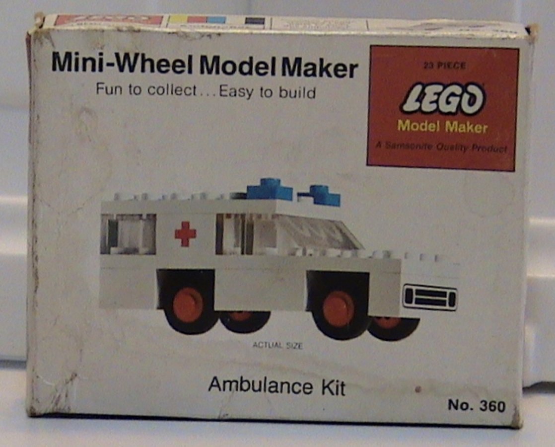 Hospital Model Maker Samsonite LEGO Set Reference Inventories and Instructions