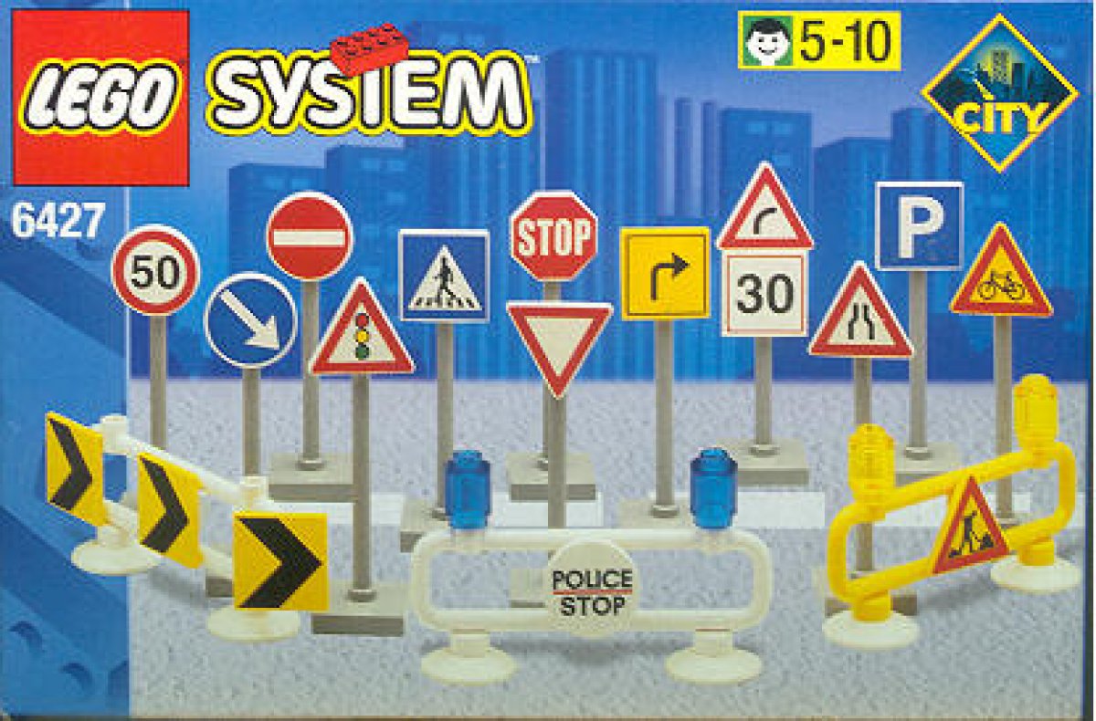 Signs Accessories Town System LEGO Set Reference Inventories and ...