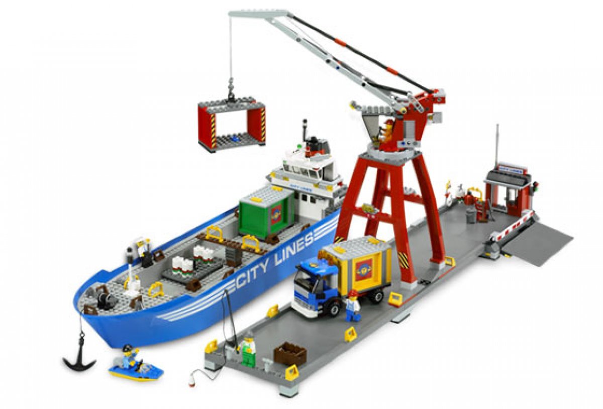 Harbor City Town LEGO Set Reference Inventories and Instructions
