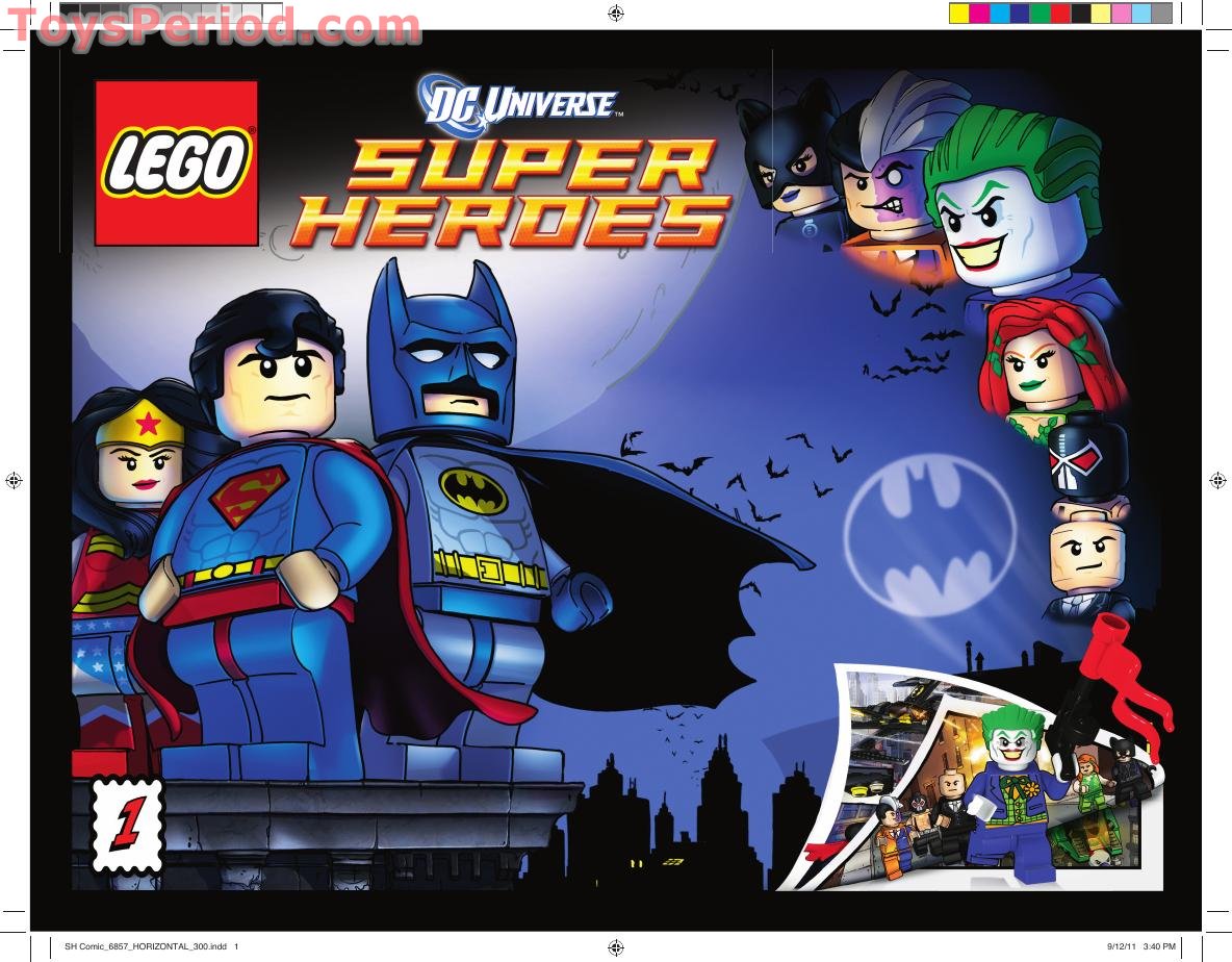 LEGO 6857 The Dynamic Duo Funhouse Escape Instructions and Parts List