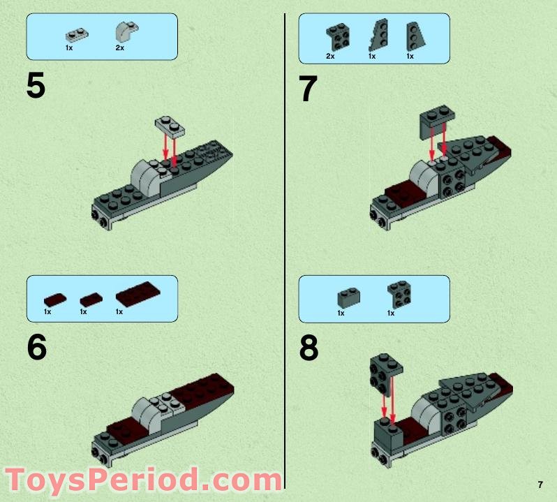 LEGO 75017 Duel on Geonosis Instructions and Parts List
