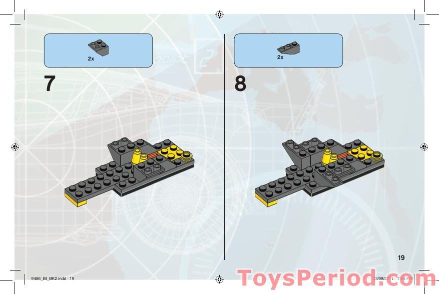 LEGO 9486 Oil Rig Escape Instructions and Parts List