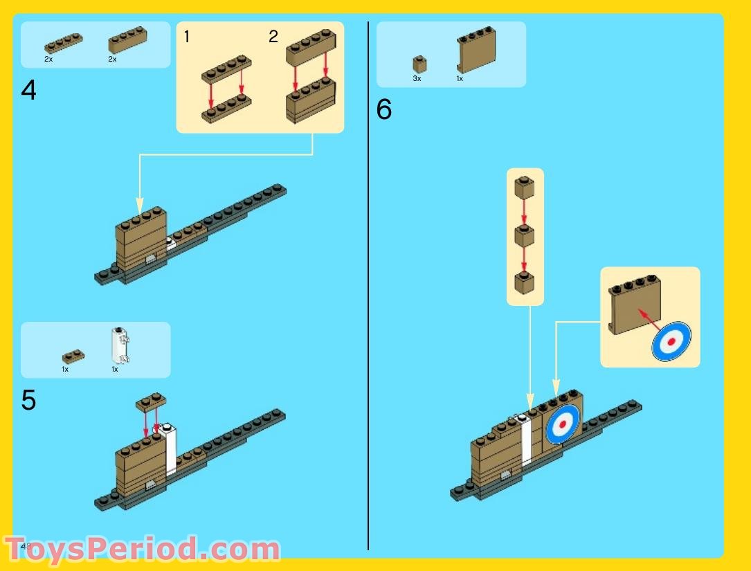 LEGO 10226 Sopwith Camel Instructions and Parts List