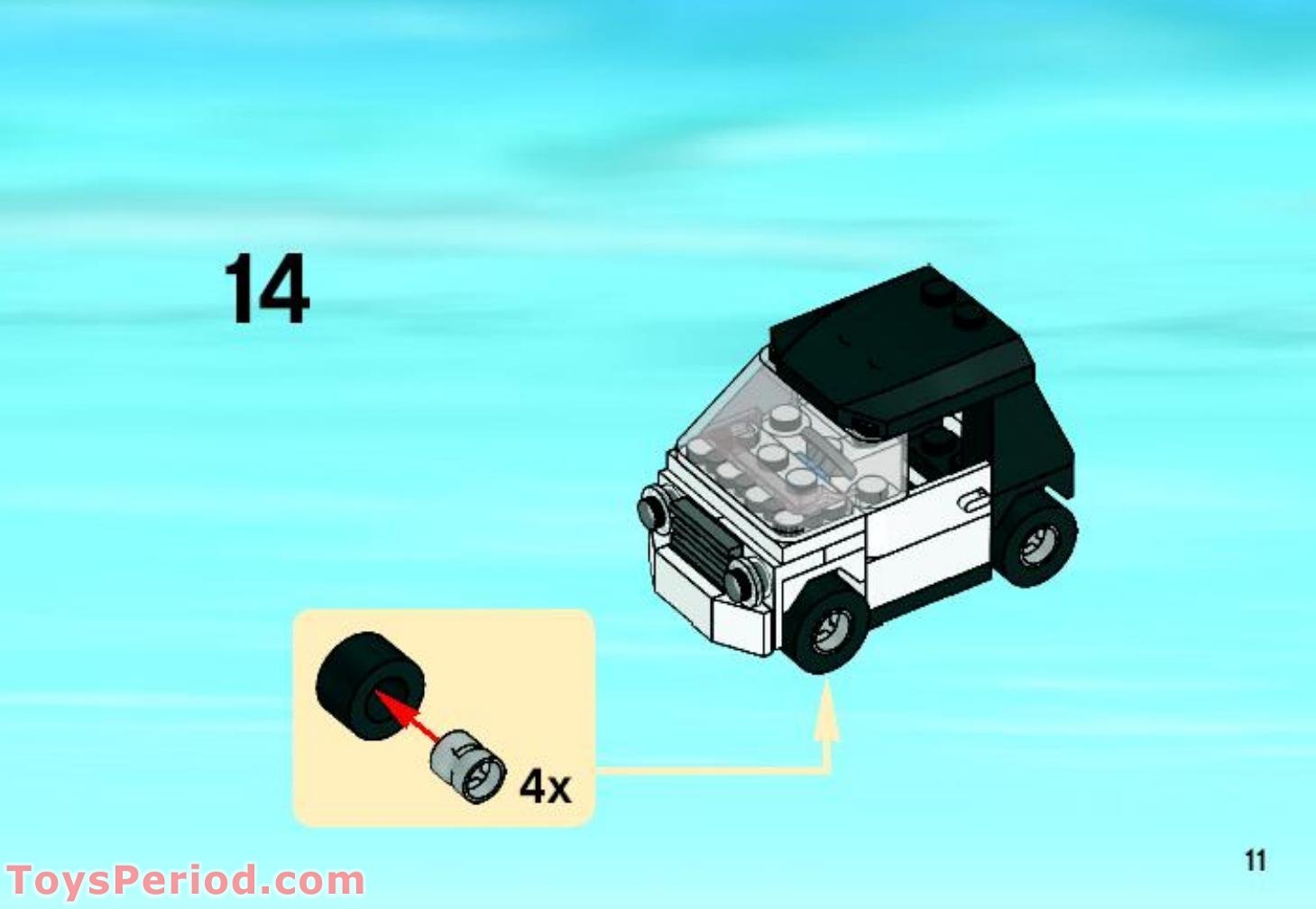 LEGO 3177 Small Car Instructions and Parts List