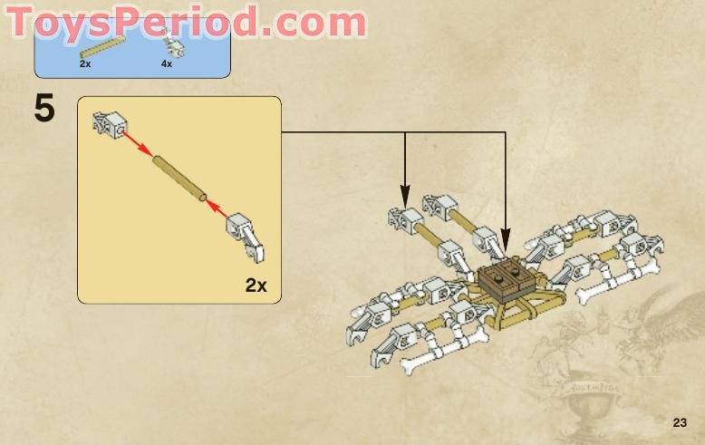 LEGO 4182 The Cannibal Escape Instructions and Parts List