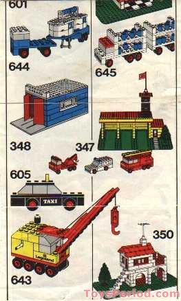 LEGO 604-2 Excavator Set Parts Inventory and Instructions - LEGO ...