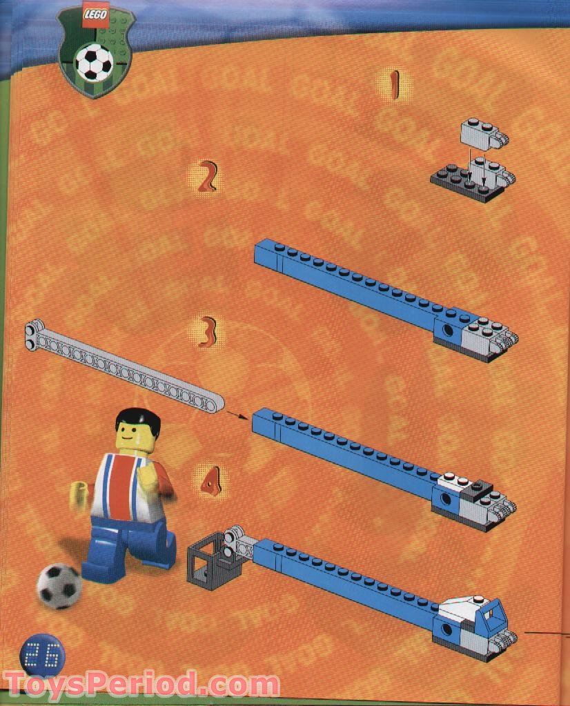 LEGO 3408 Super Sports Coverage Instructions and Parts List