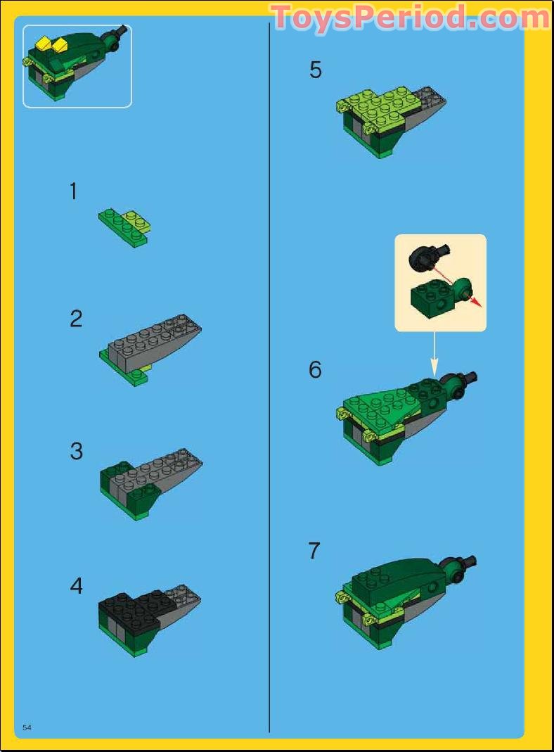LEGO 4894 Mythical Creatures Instructions and Parts List