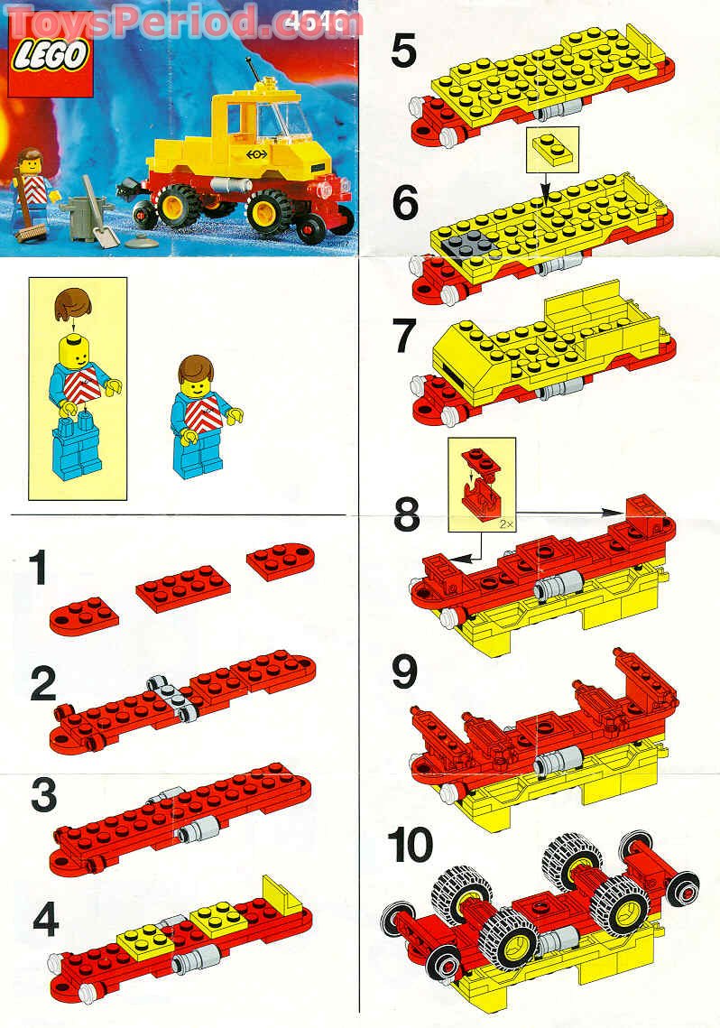 LEGO 4546 Road and Rail Maintenance Instructions and Parts List