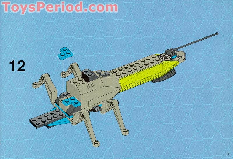 LEGO 6909 Sonic Stinger with Promotional Mask Instructions and Parts List