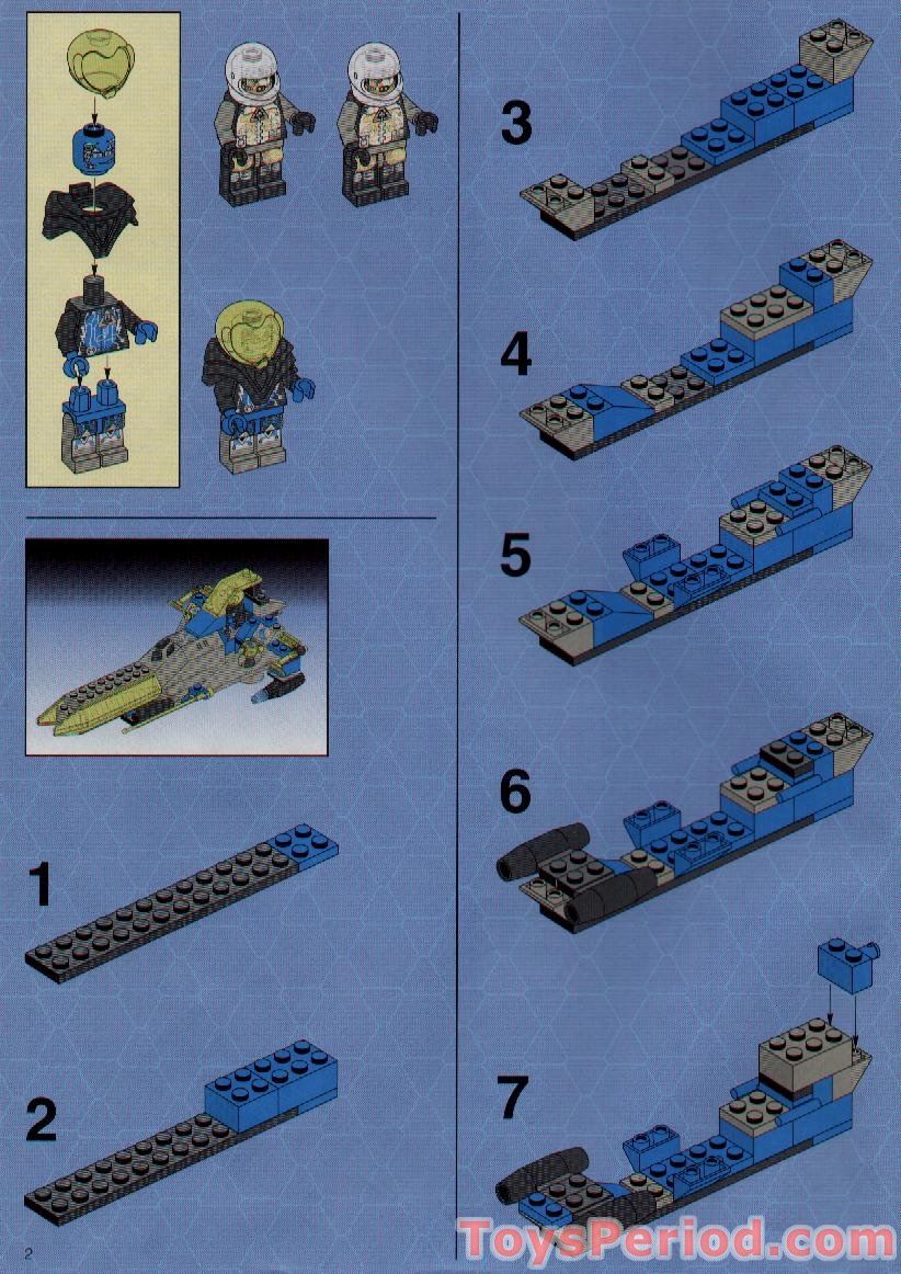 LEGO 6969 Celestial Stinger Instructions and Parts List