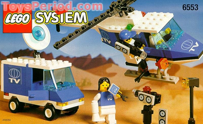 LEGO 6553 Crisis News Crew Instructions and Parts List