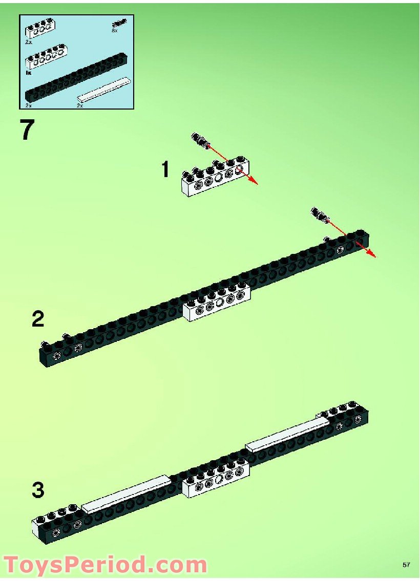 LEGO 7690 MB-01 Eagle Command Base Instructions and Parts List