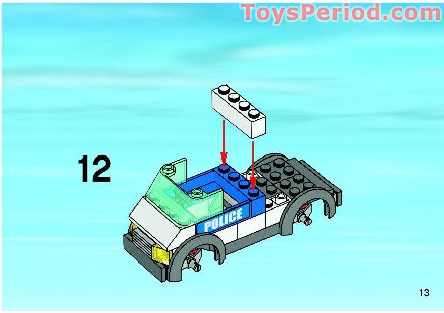 LEGO 7744 Police Headquarters Instructions and Parts List