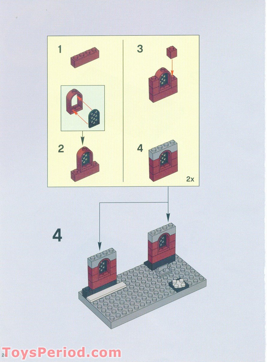 LEGO 7785 Arkham Asylum Instructions and Parts List