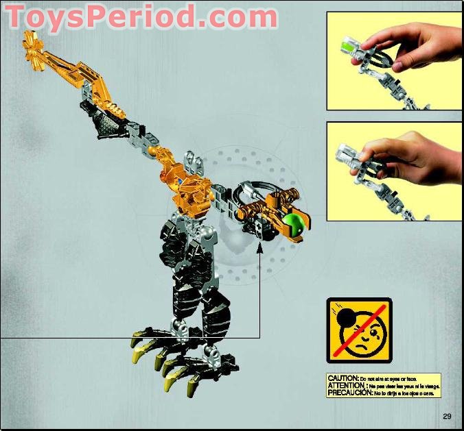 LEGO 8626 Irnakk Instructions and Parts List