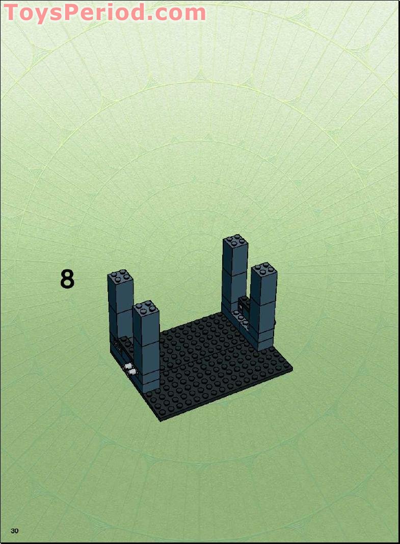 LEGO 8758 Tower of Toa Instructions and Parts List