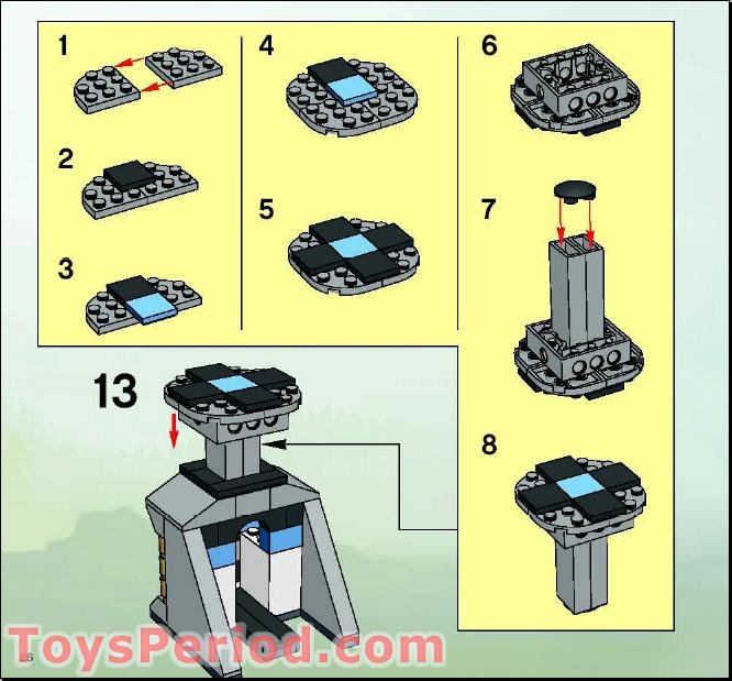 LEGO 8779 The Grand Tournament Instructions and Parts List