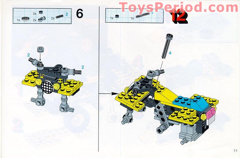 LEGO 8826 Atx Sport Cycle Instructions and Parts List