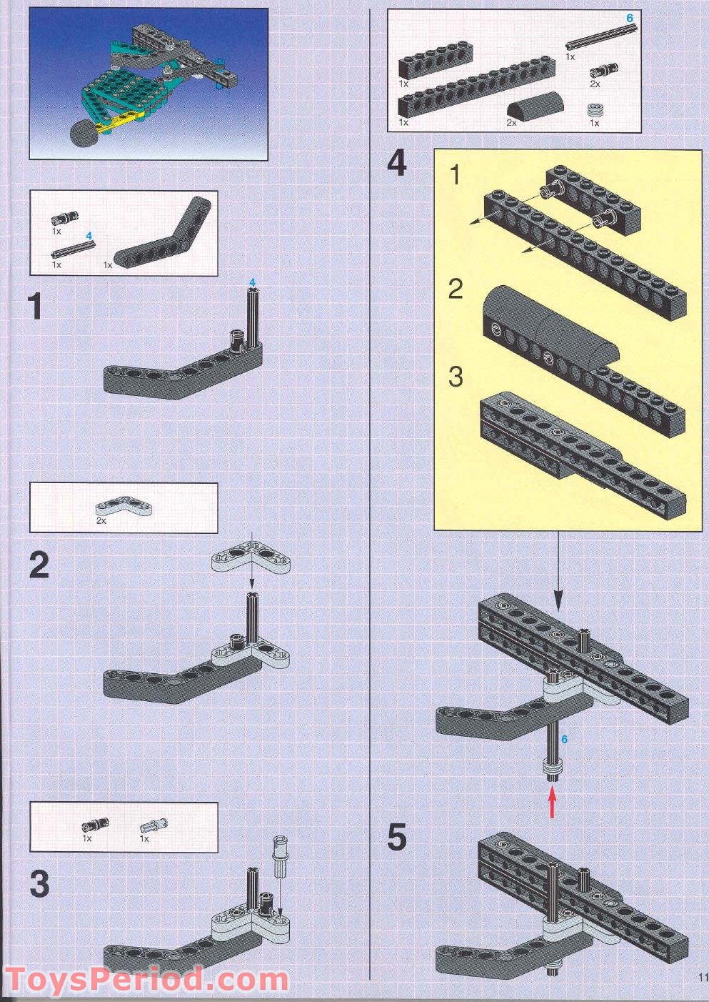LEGO 8266 Super Challenge Instructions and Parts List