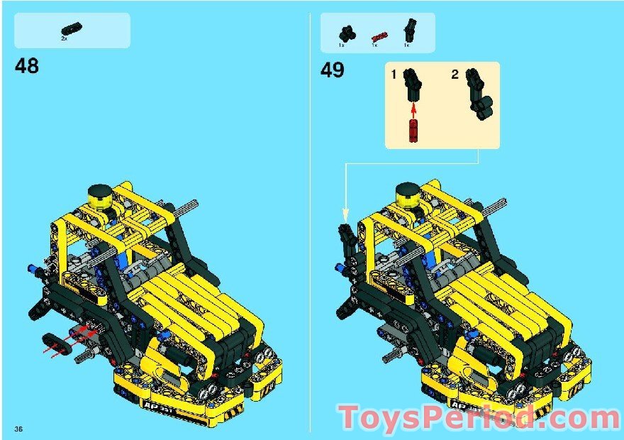 LEGO 8264 Hauler Instructions and Parts List
