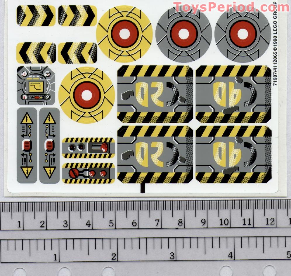 LEGO 8483 Cybermaster with Storage Case Instructions and Parts List