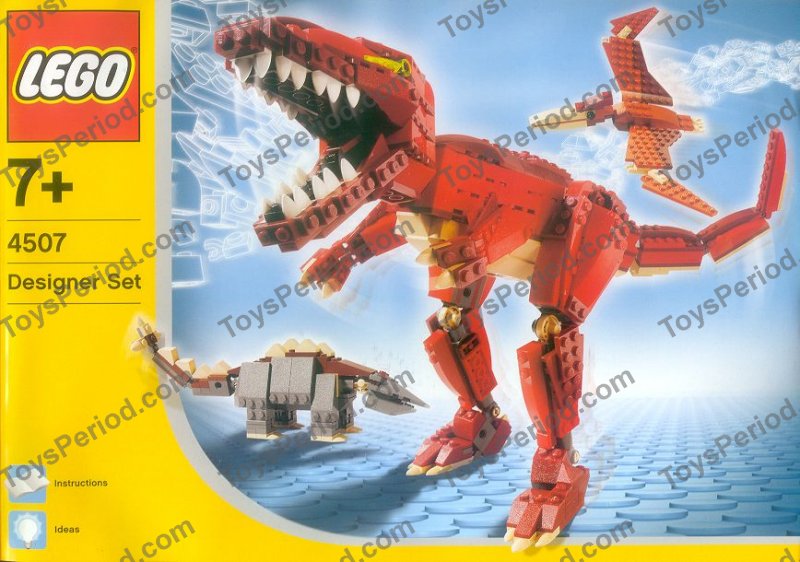 LEGO 4507 Prehistoric Creatures Instructions and Parts List