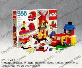 LEGO 555-2 Universal Building Set Instructions and Parts List