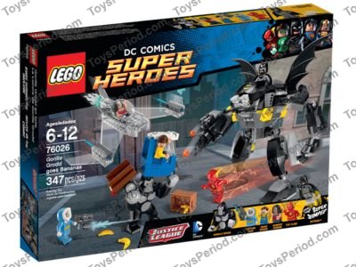 LEGO 76026 Gorilla Grodd Goes Bananas Set Parts List
