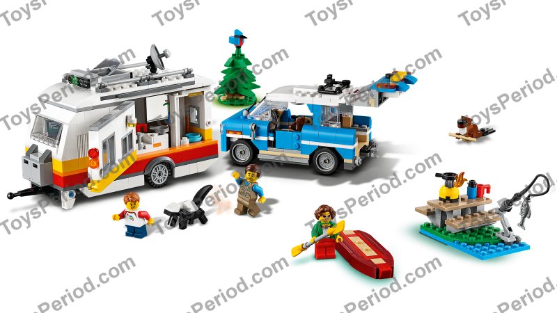LEGO 31108 Caravan Family Holiday Set Parts List