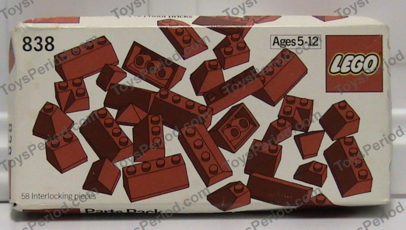 Town Theme Sets - LEGO 838 Roof Bricks 45-Degree Town Castle Expansion