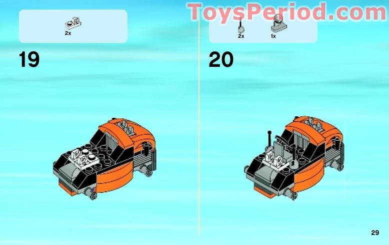 LEGO 60020 Cargo Truck Instructions and Parts List