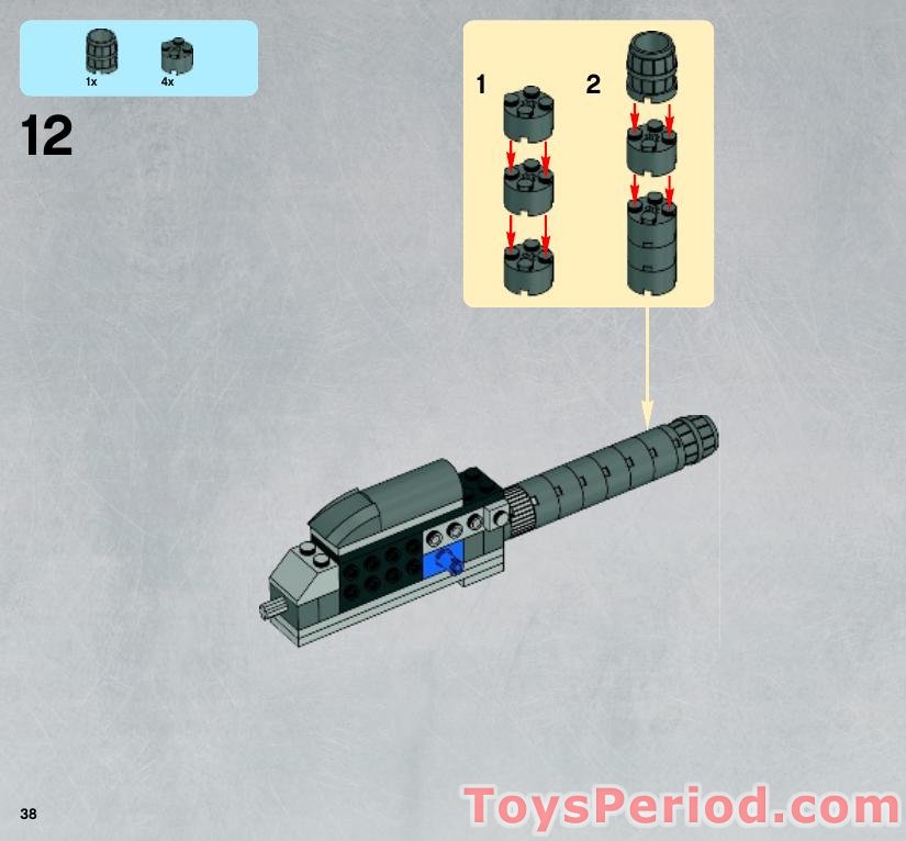 LEGO 7869 Battle for Geonosis Instructions and Parts List