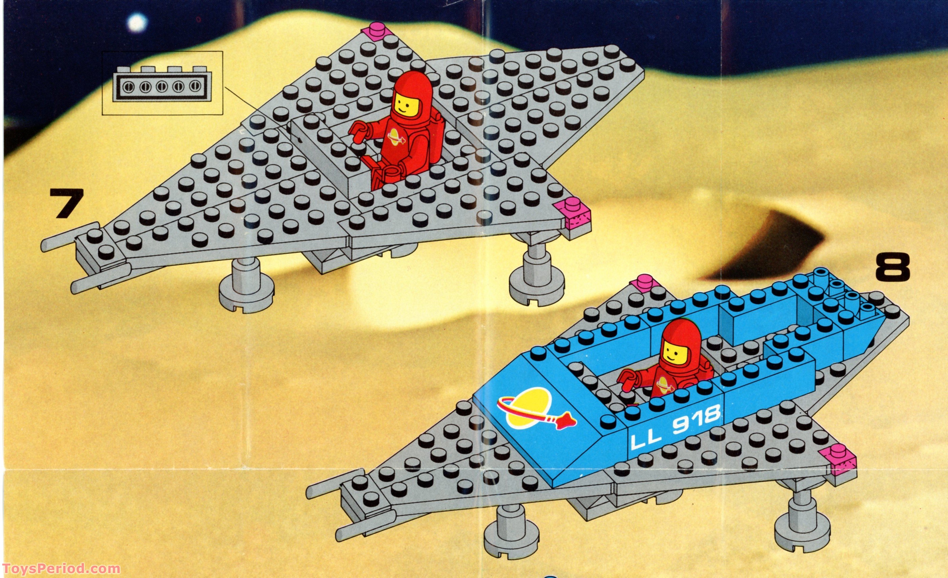 LEGO 918-1 Space Transport Instructions and Parts List