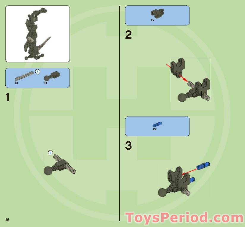 LEGO 2282 Rocka XL Instructions and Parts List