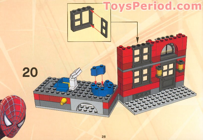 LEGO 4857 Doc Ock's Fusion Lab Instructions and Parts List