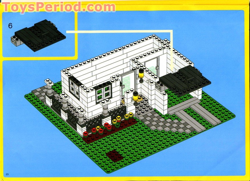 LEGO 4956 House Instructions and Parts List