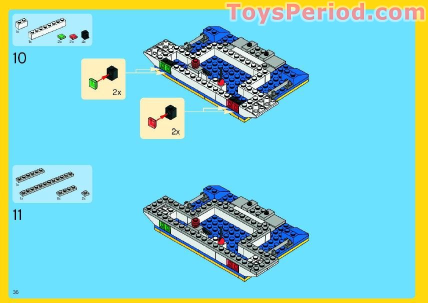 LEGO 4997 Transport Ferry Instructions and Parts List