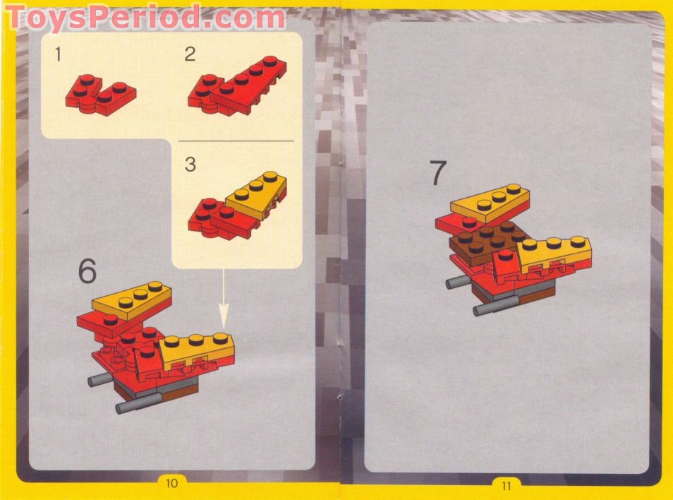 LEGO 4349-1 Wild Pod Instructions and Parts List