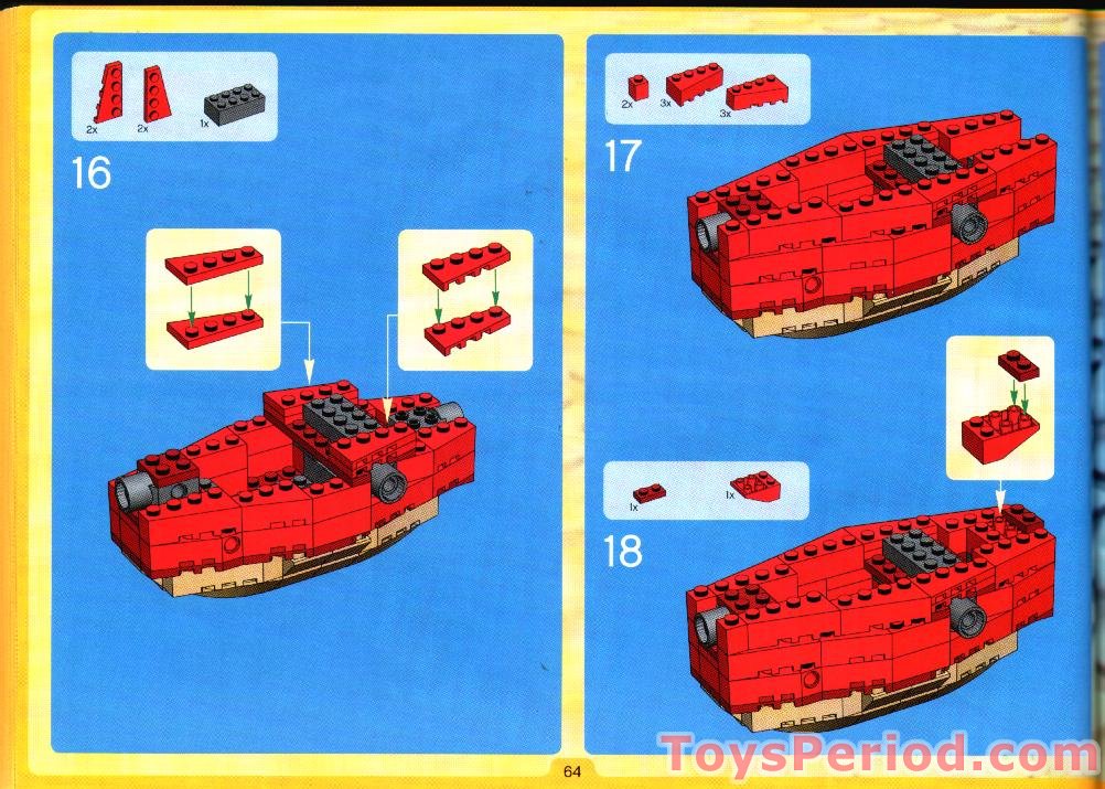 LEGO 4507 Prehistoric Creatures Instructions and Parts List
