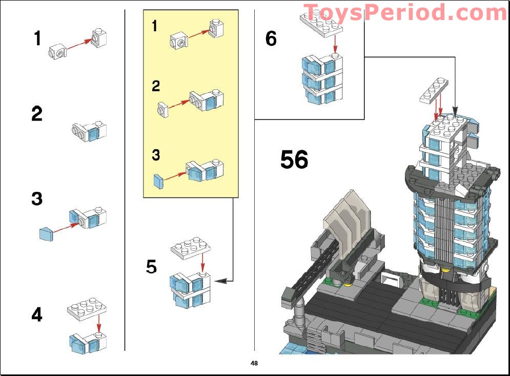 LEGO 5526 Skyline Instructions and Parts List