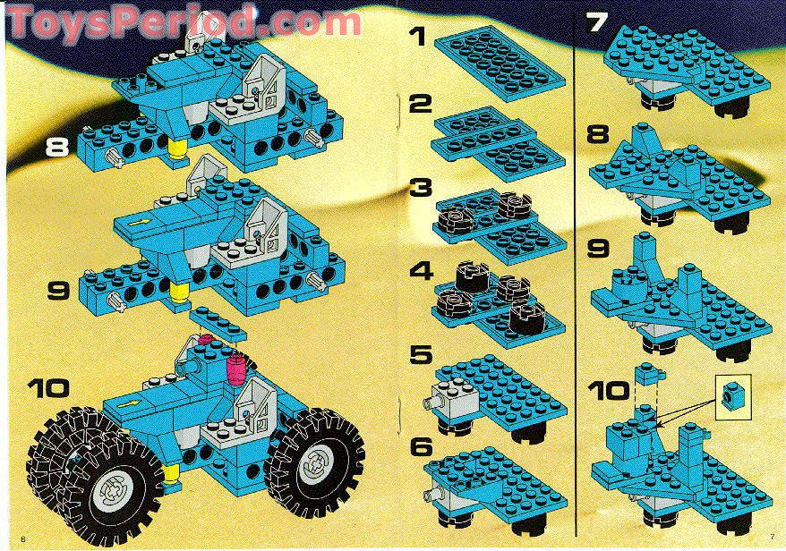 LEGO 6926 Mobile Recovery Vehicle Instructions and Parts List