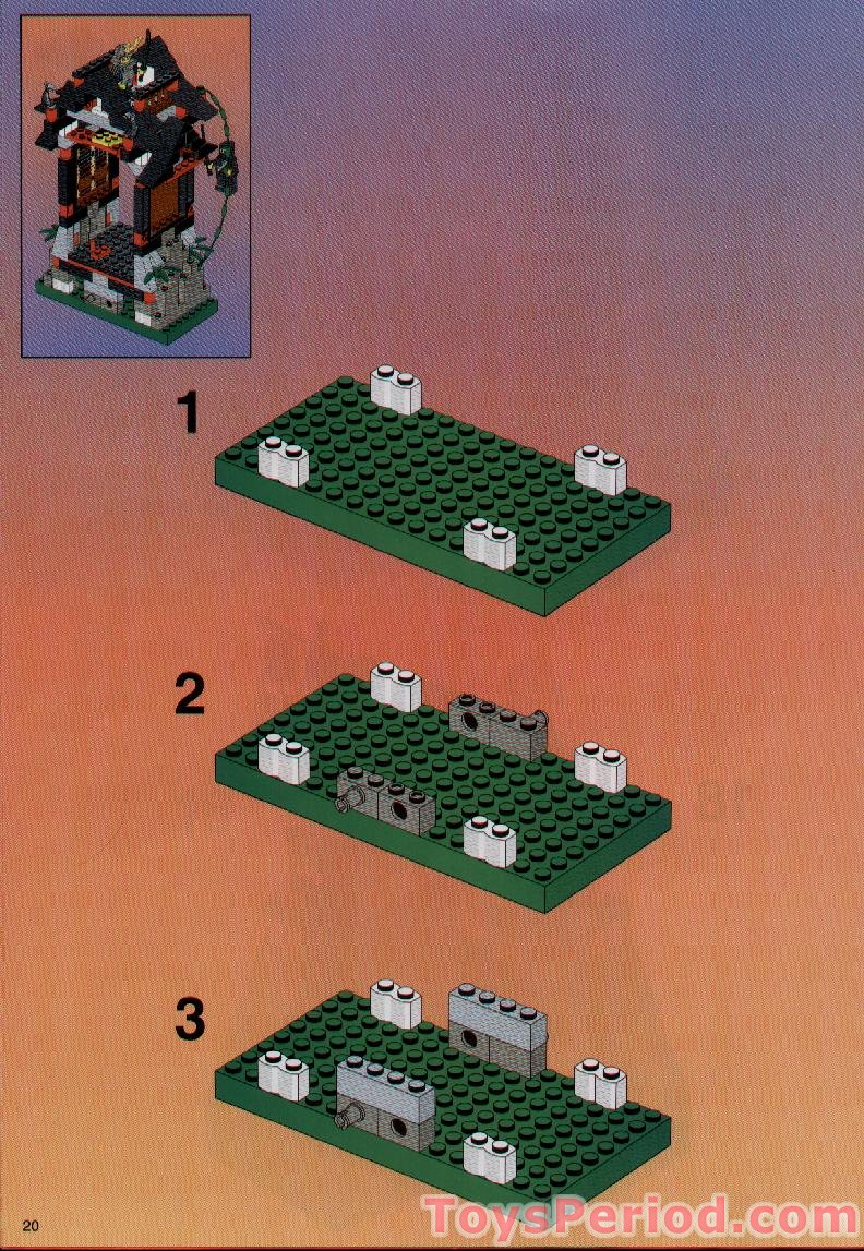 LEGO 6089 Stone Tower Bridge Instructions and Parts List